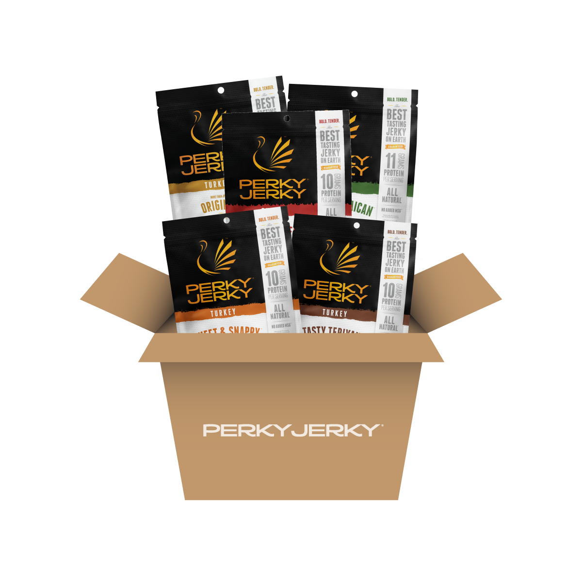 Turkey Variety Pack Perky Jerky