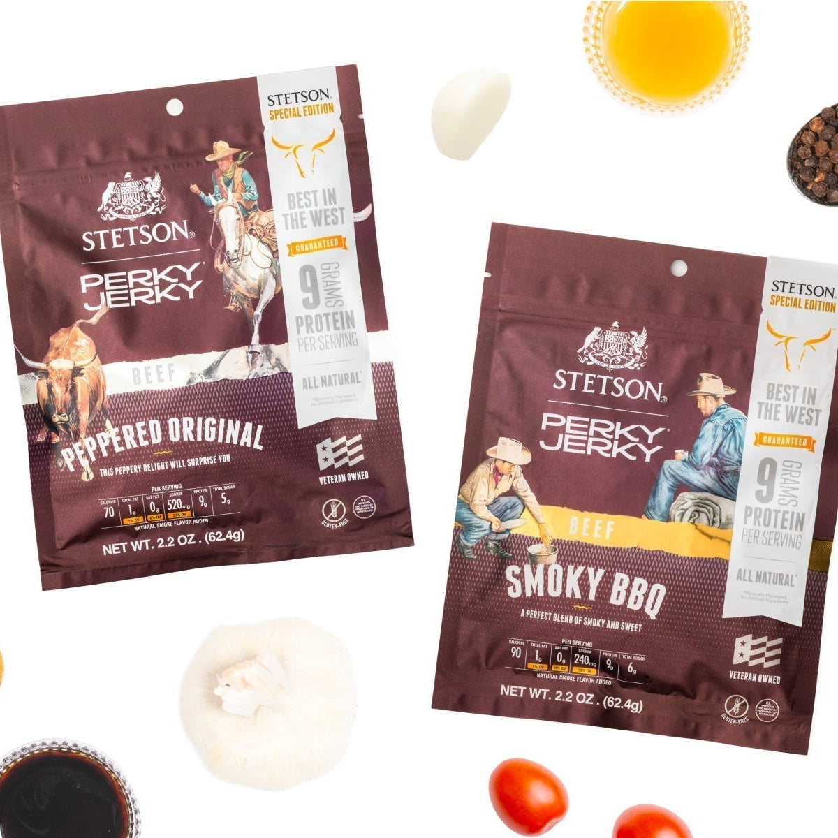 Stetson and Perky Jerky Launch Bold Co-Branded Protein Snack Line
