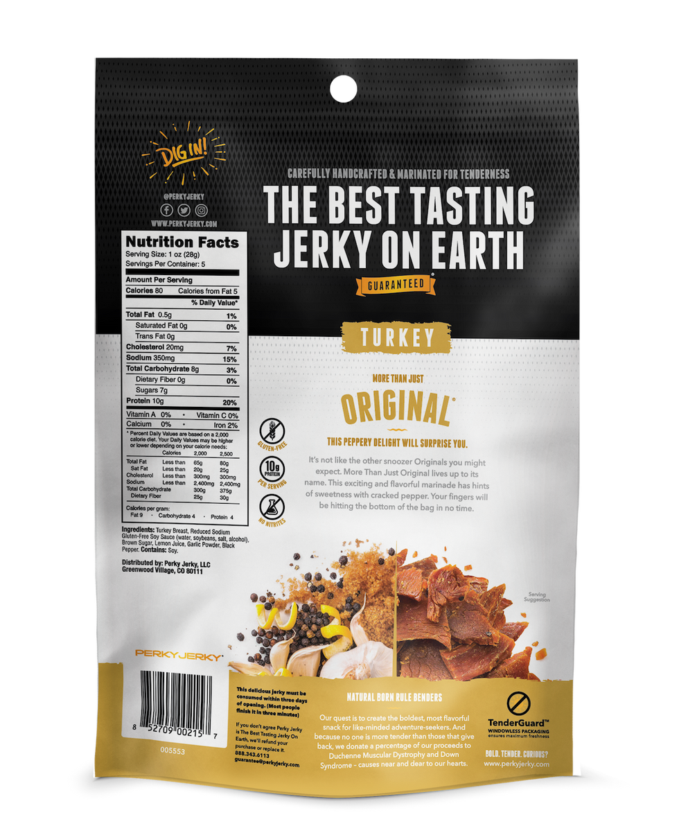 Buy All Natural Turkey Jerky Online – Perky Jerky